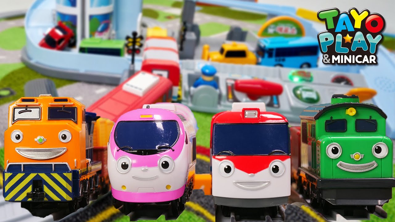 Tayo and Titipo Station Play Set for Kids l Tayo toy playing l Tayo ...