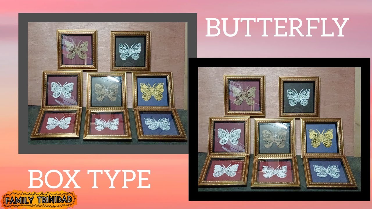 PAPERCUT BOX TYPE FRAME #papercraft #BOXTYPE #satisfyingvideo #frame ...