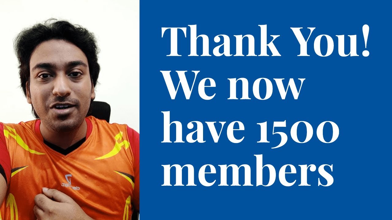 Thank You! We Now have 1500 members in Our Digital Marketing & SaaS ...