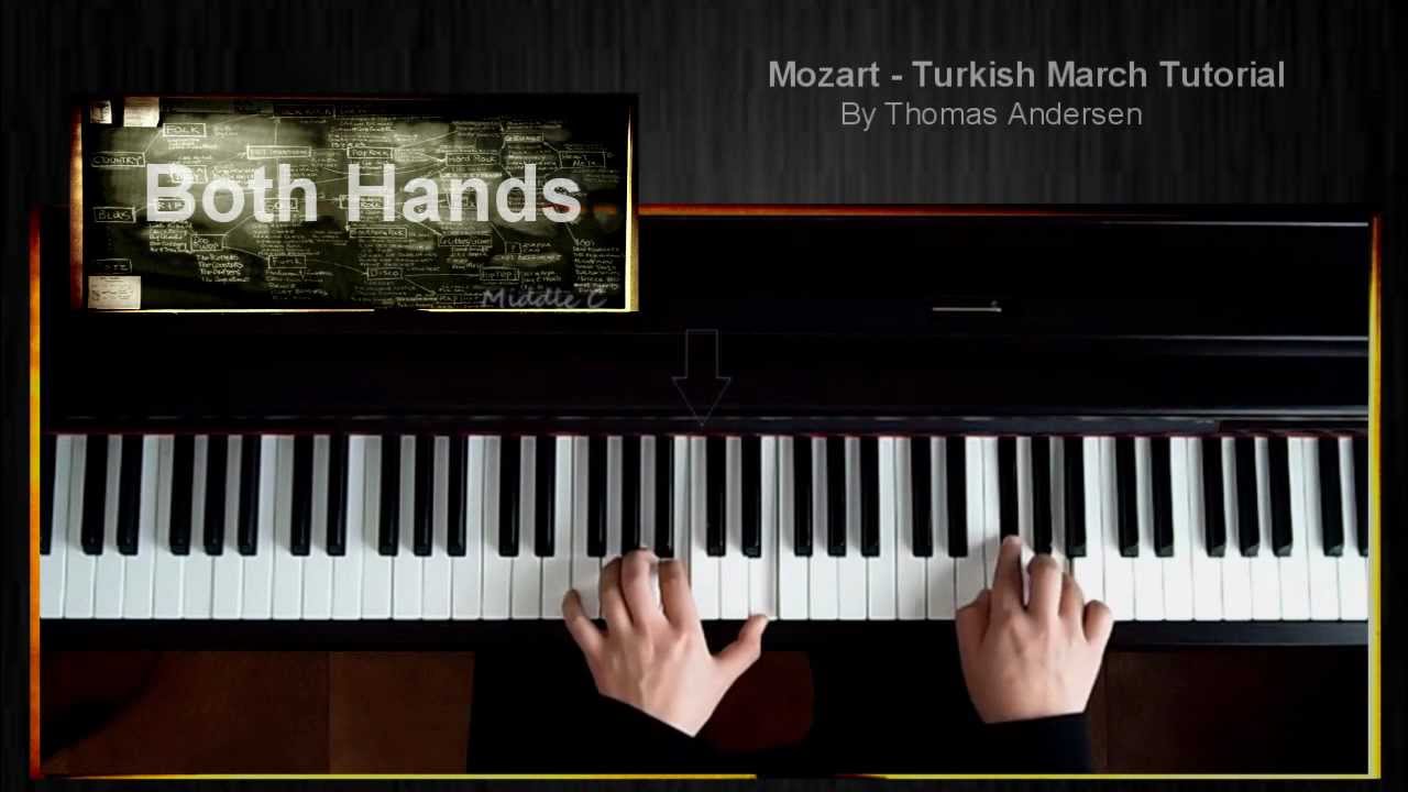 Mozart - Turkish March Tutorial - YouTube