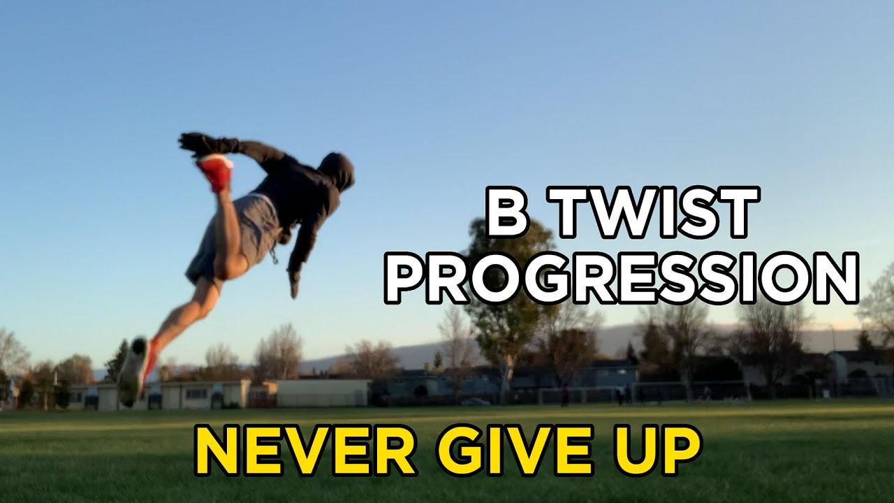 Butterfly Twist Progression - 1 DAY (MY FIRST FLIP!) - YouTube