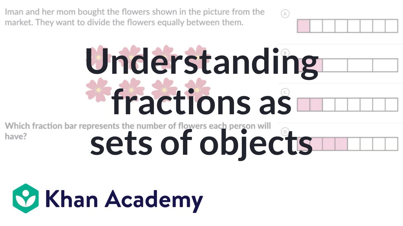 Understanding fractions as sets of objects | 3rd grade math (TX TEKS ...