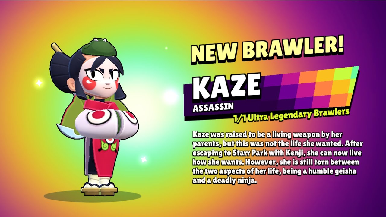 Kaze Showcase + Gameplay | Brawl Stars - YouTube