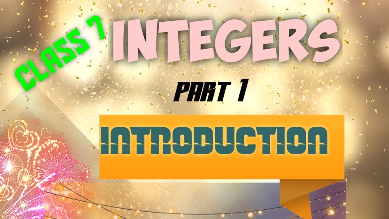 7th Class Maths Integers Part 1 YouTube 7th Class Maths Integers Part 1 YouTube