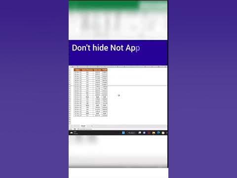 Hide quickly multiple rows | Advance Excel Formula | MyExcelGeeks - YouTube