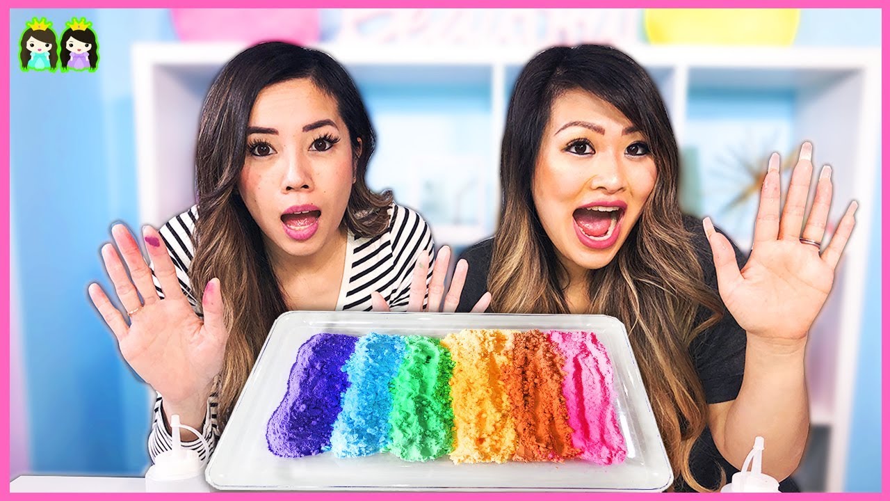 Easy DIY Science Experiment! Rainbow Baking Soda and Vinegar - YouTube