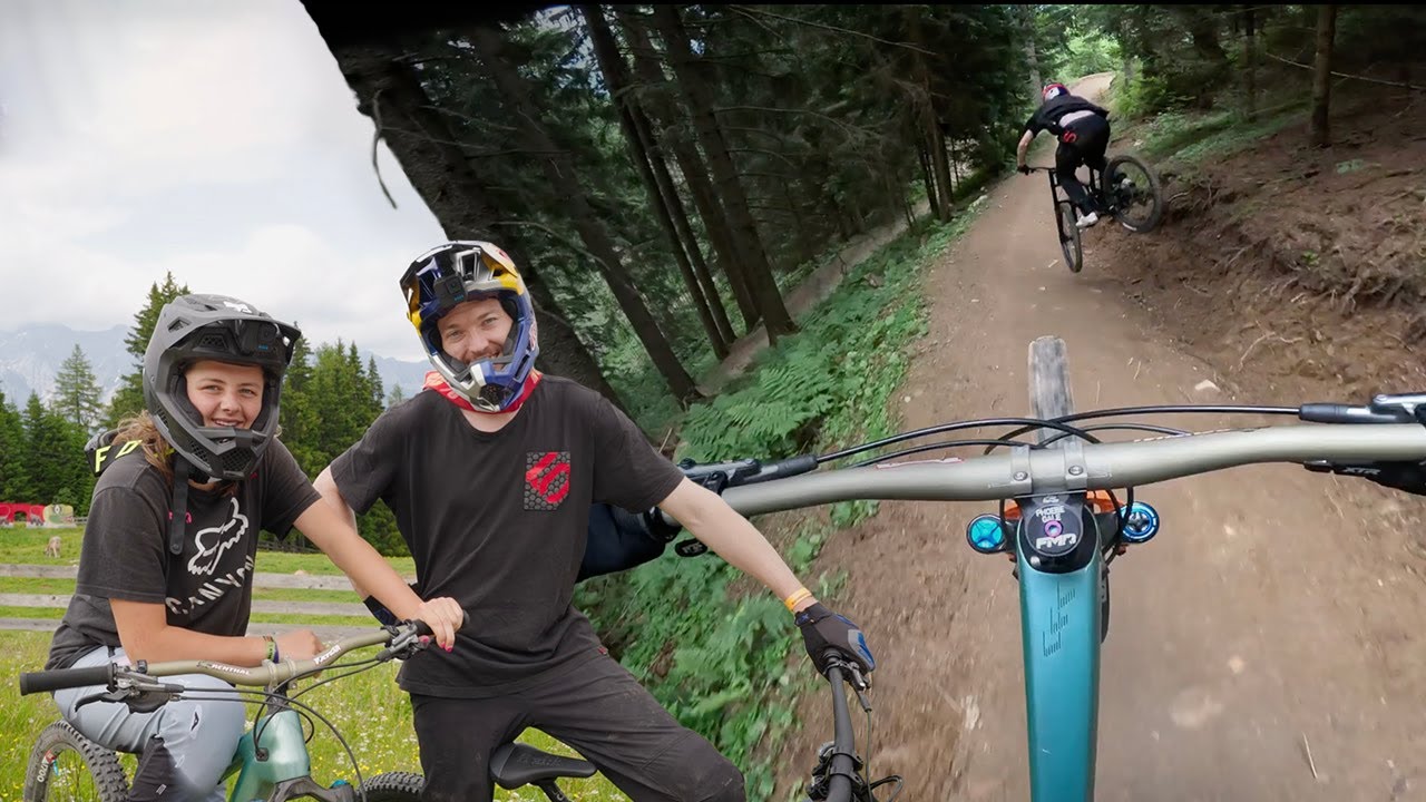 Tommy G & Phoebe Gale Shredding Trails In Innsbruck | CLLCTV Hot Laps ...