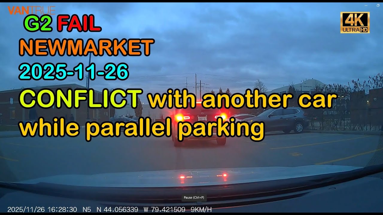 G2 FAIL CONFLICT ON Parallel park #driverslicense #drivingexam # ...