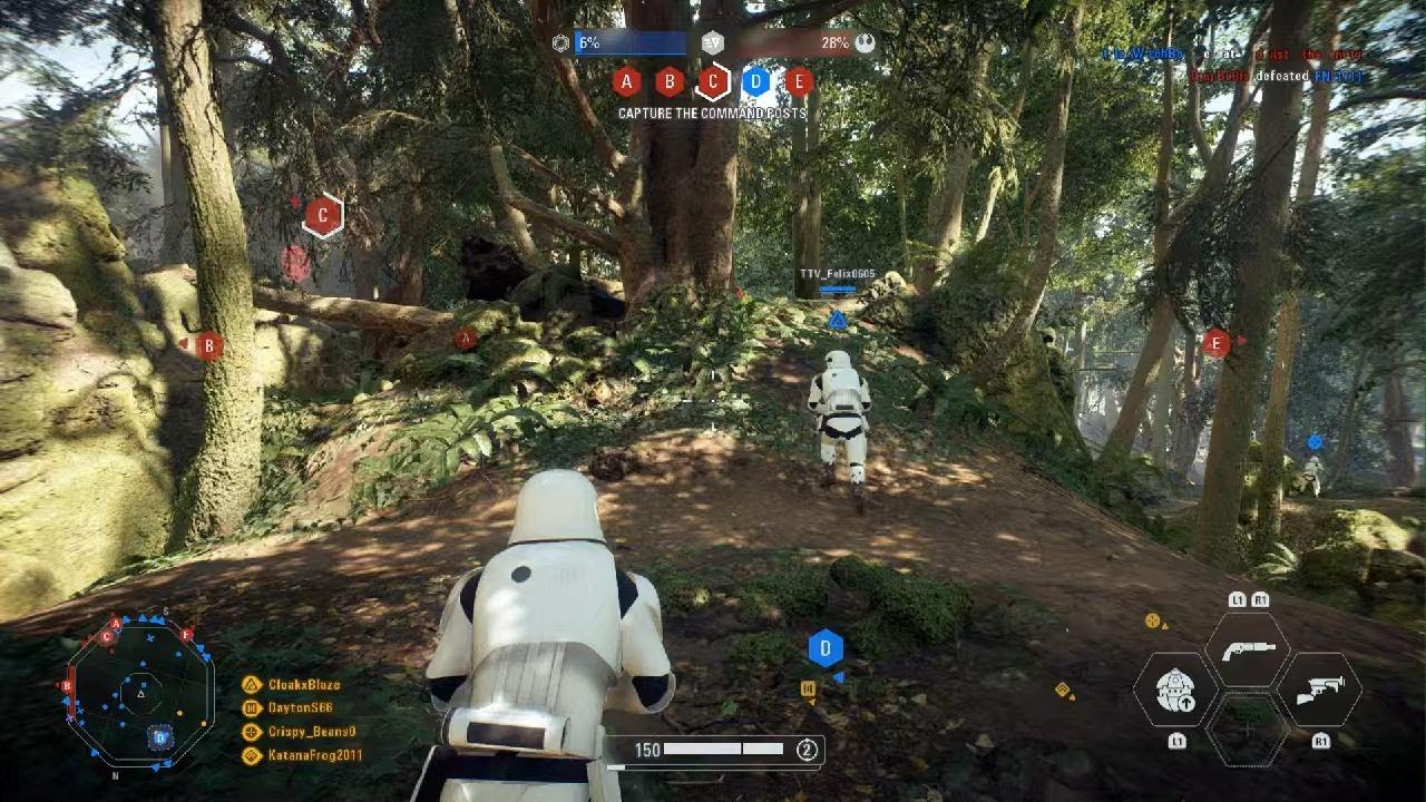 Insane Star Wars Battlefront 2 Gameplay - YouTube