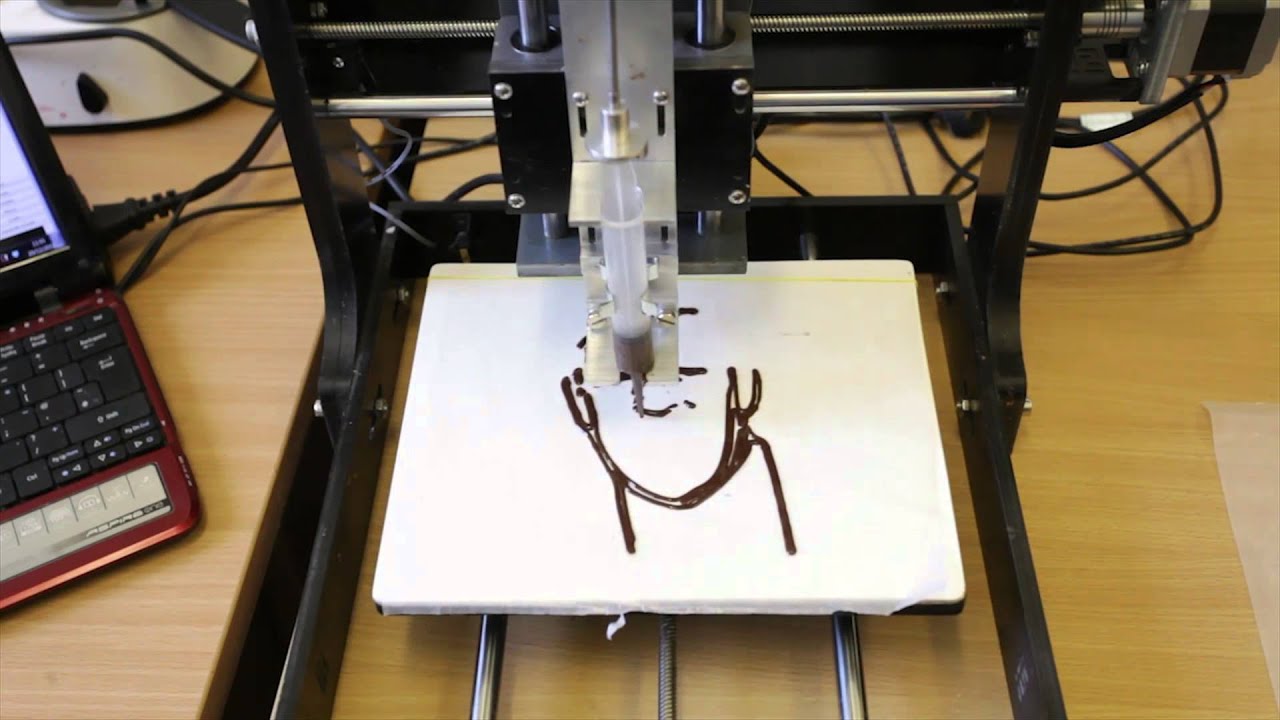 World's first ever 3D chocolate printer - YouTube