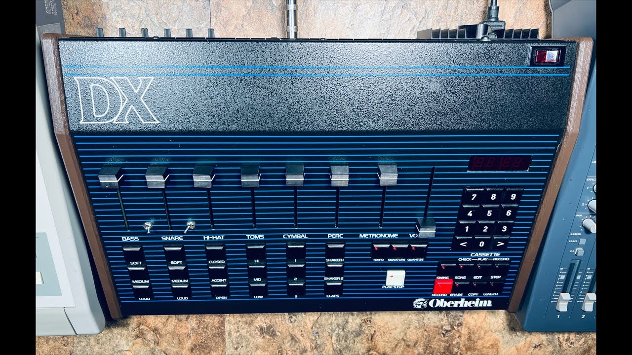Oberheim DX drum machine, released in 1982 - YouTube