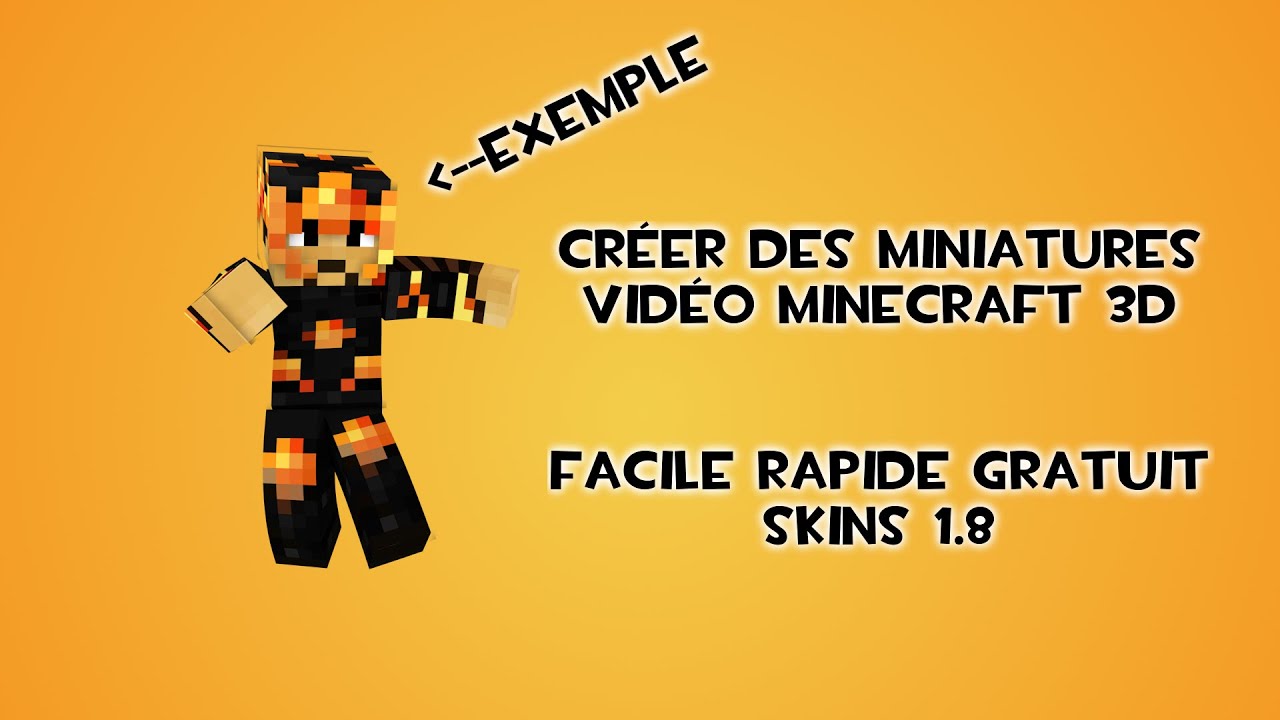 OUTILS DE CRÉATION DE MINIATURE 3D MINECRAFT - YouTube