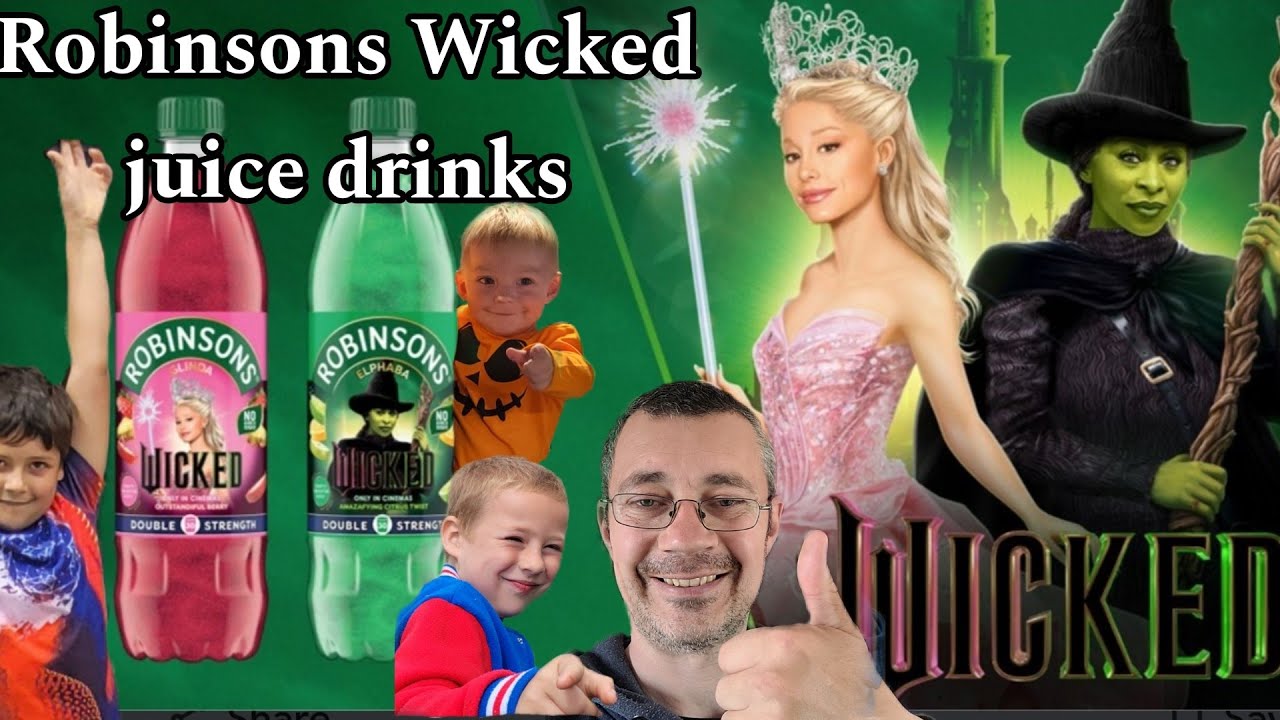 Robinsons Wicked Limited edition Glitterific drinks - YouTube