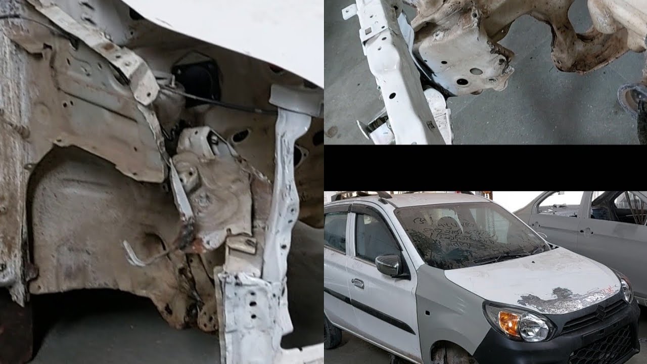 Alto apron change accident Alto repair 🚘 - YouTube