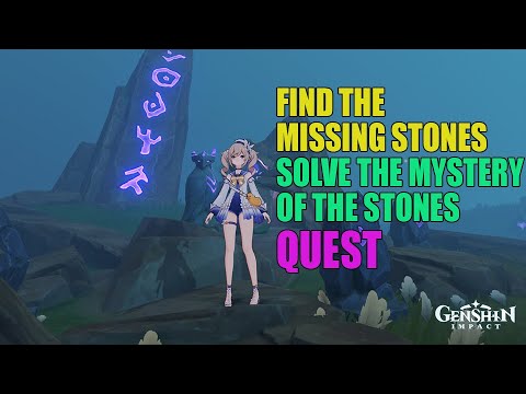 Find the missing stones | Solve the mystery of the stones 【Genshin ...