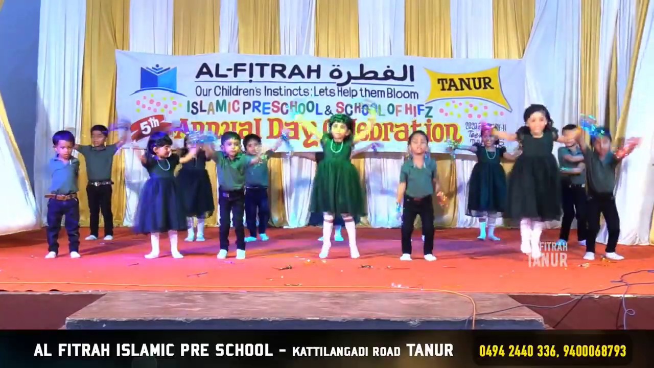 Al Fitrah Islamic Preschool Tanur Group Dance - YouTube