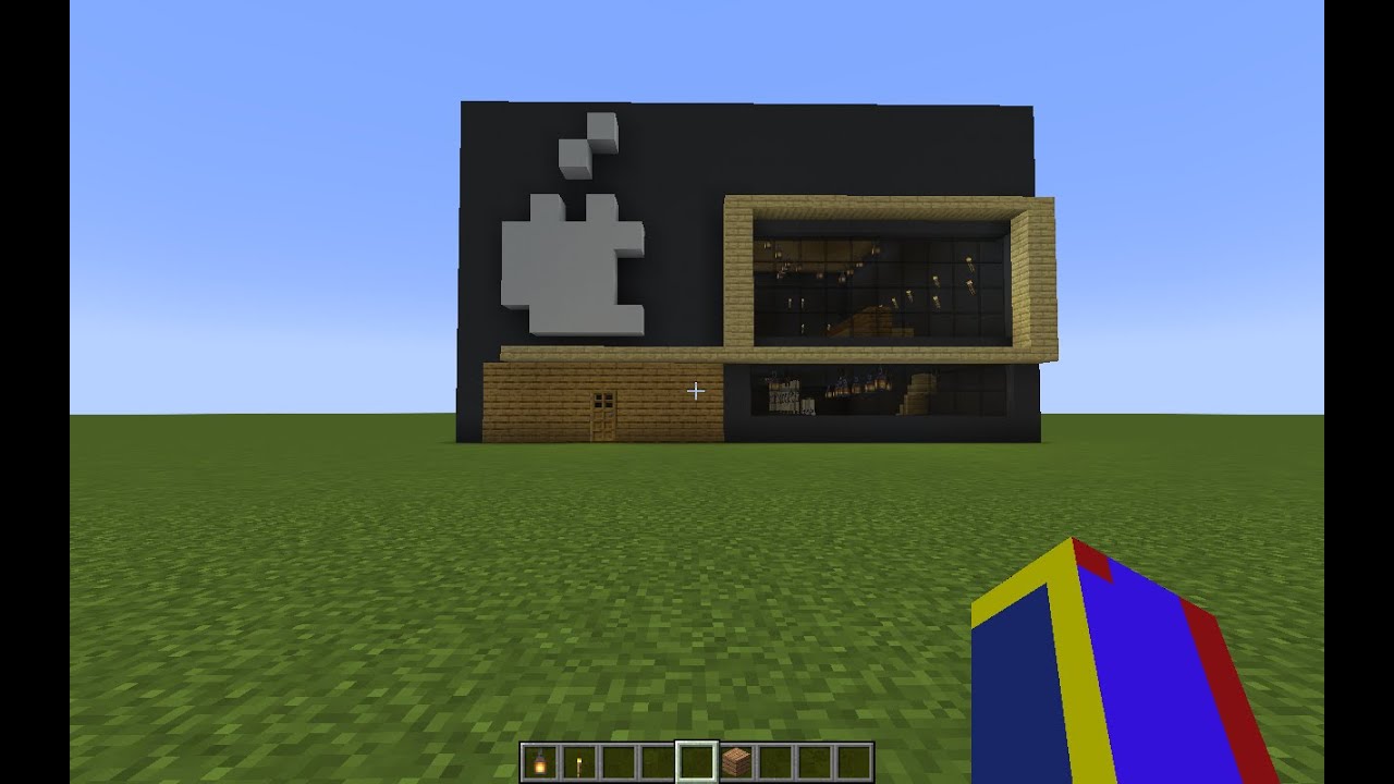 building a apple store minecraft - YouTube