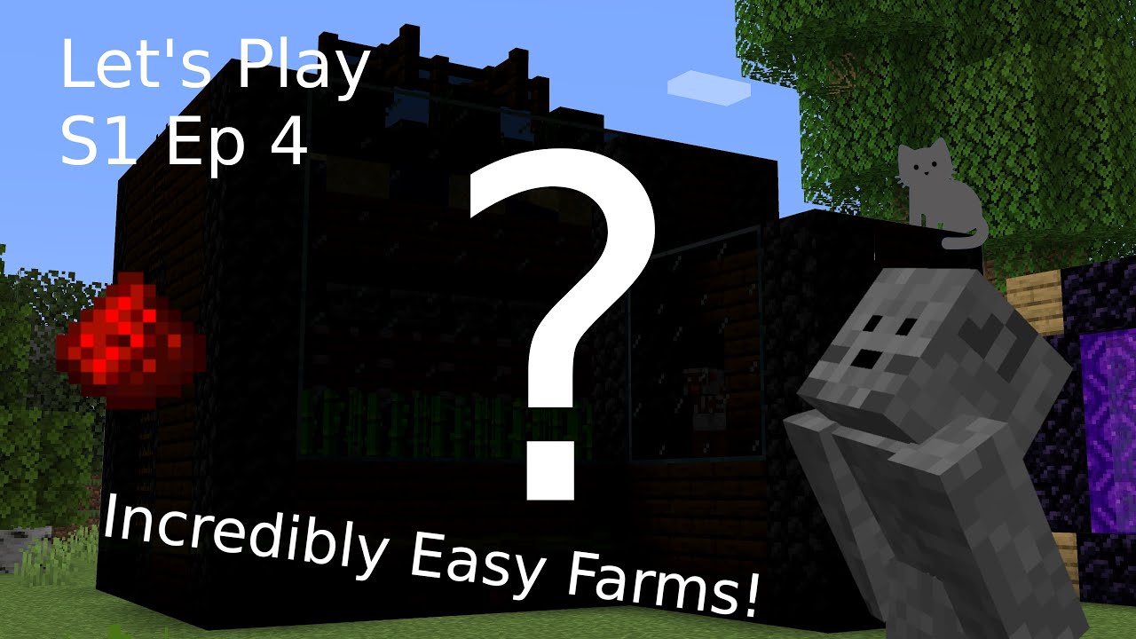 Need Automation In Minecraft? Try These Farms! Let's Play S1 Ep4 - YouTube