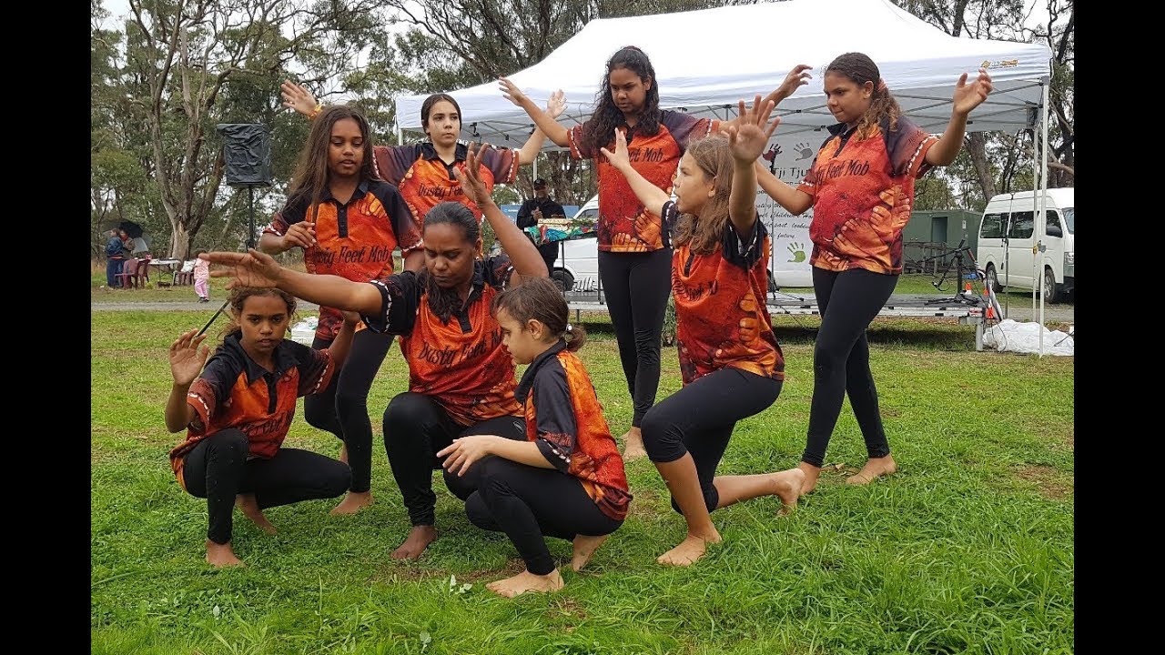 Dusty Feet Mob dancing to "We are Australian" - 26th May 2019 - YouTube