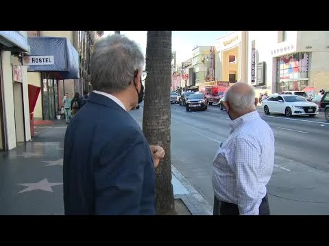 FOX 11's Hal Eisner, Joab Perez taken to hospital after being hit by ...