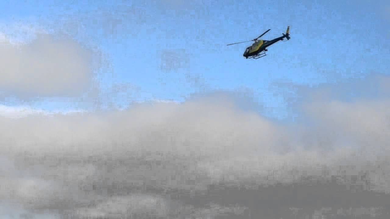 AS350 Flying very low - YouTube