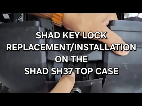 #shad #sh37 #topcase #keylock #replacement #installation @bachoomotors ...
