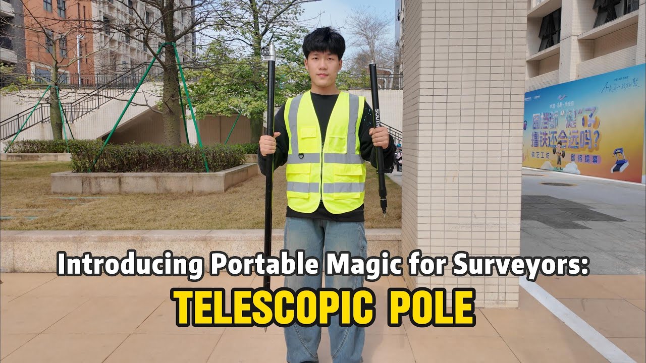 Introducing Portable Magic for Surveyors: Telescopic Pole - YouTube