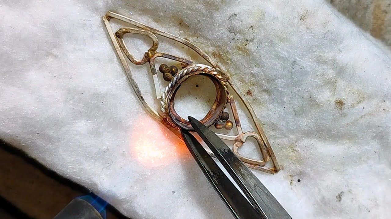 New Design Silver Ring Making | Ring Making Tutorial - YouTube