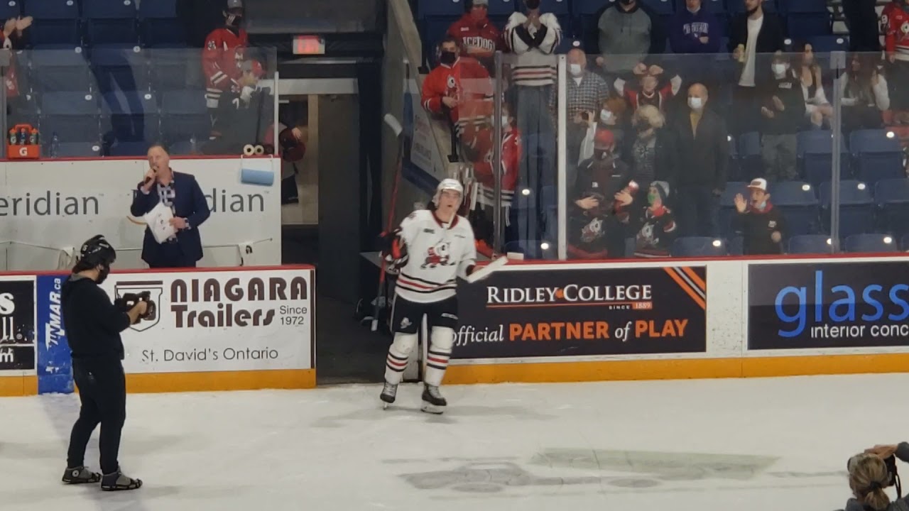 Cameron Peters 1st Star of the Game Interview - YouTube