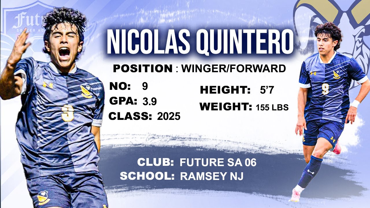 Nicolas Quintero' 25 Junior Year Highlights 2023 - YouTube