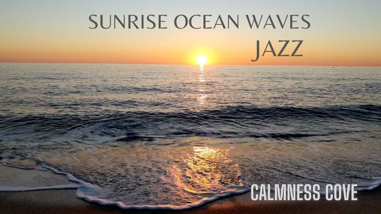Upbeat Relaxing Jazz - Ocean Waves 🌊 - YouTube