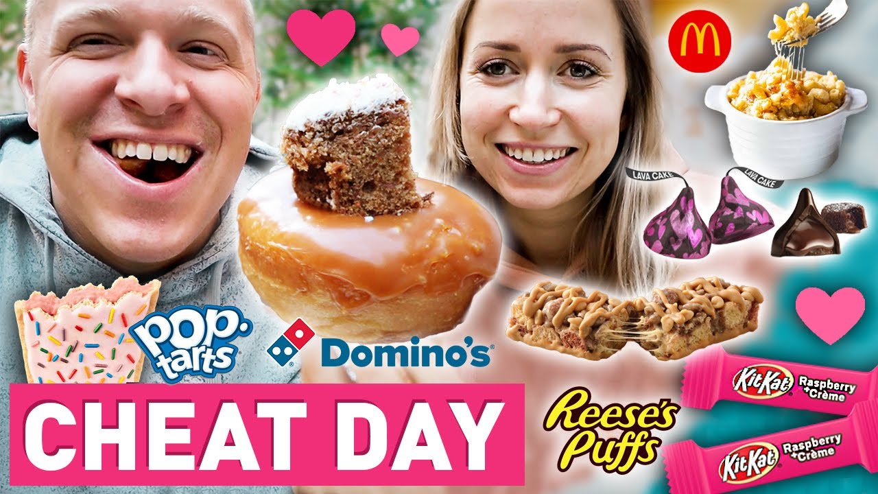 CHEAT DAY #8 | Pop Tarts, Donuts, Mac & Cheese, Dominos, Snacks & More ...