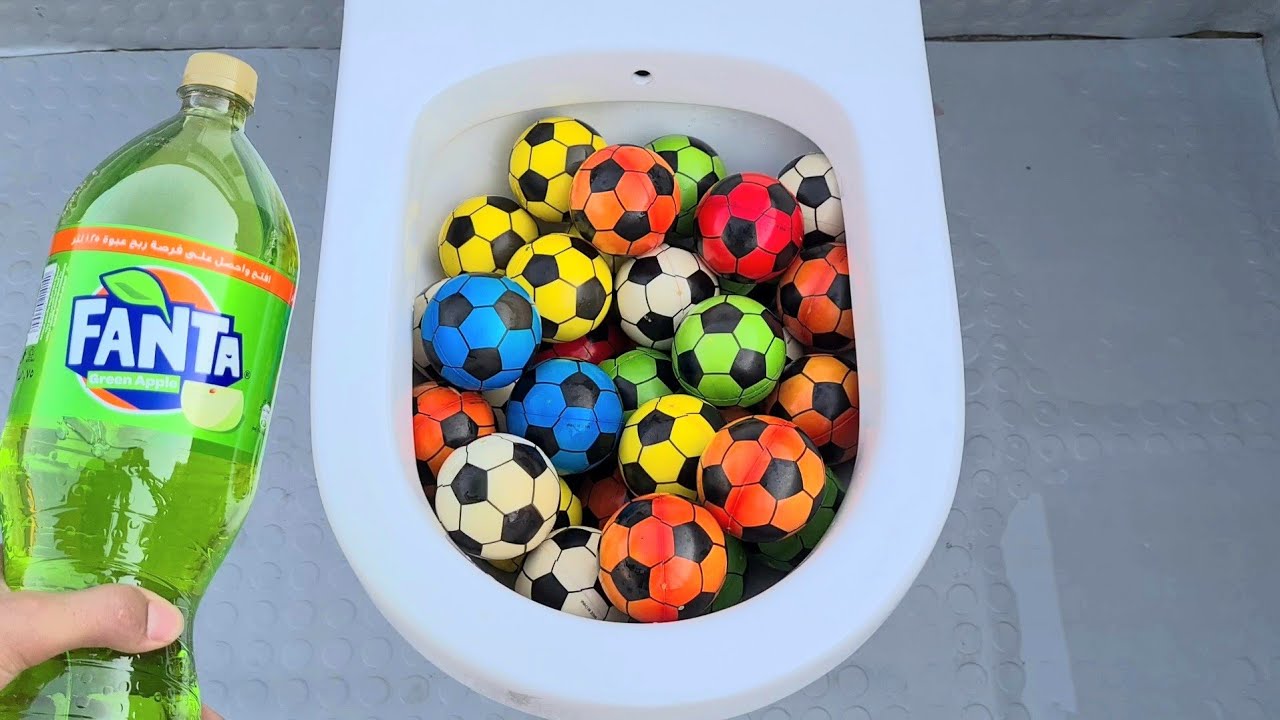 Will it Flush? - Plastic Balls and Fanta - YouTube