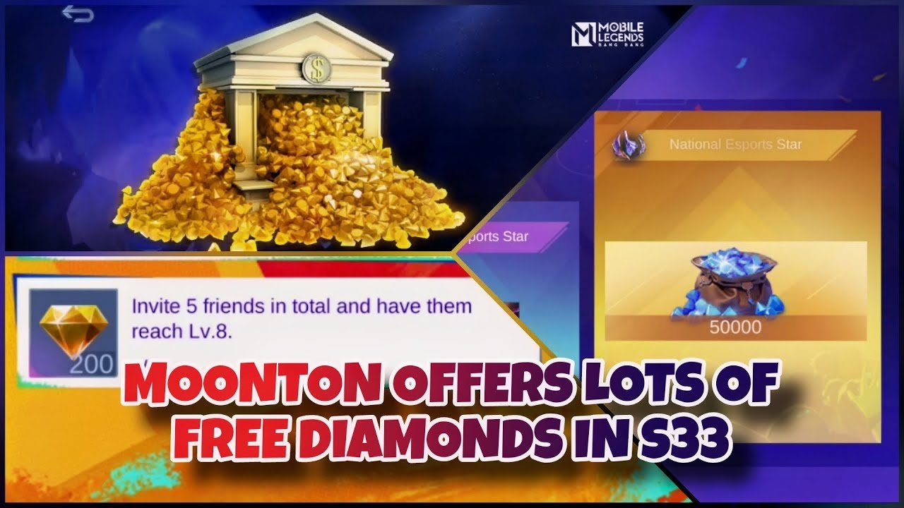 GET LOTS OF FREE DIAMONDS 💎💎💎 IN MLBB SEASON 33 🏆🎉 - YouTube