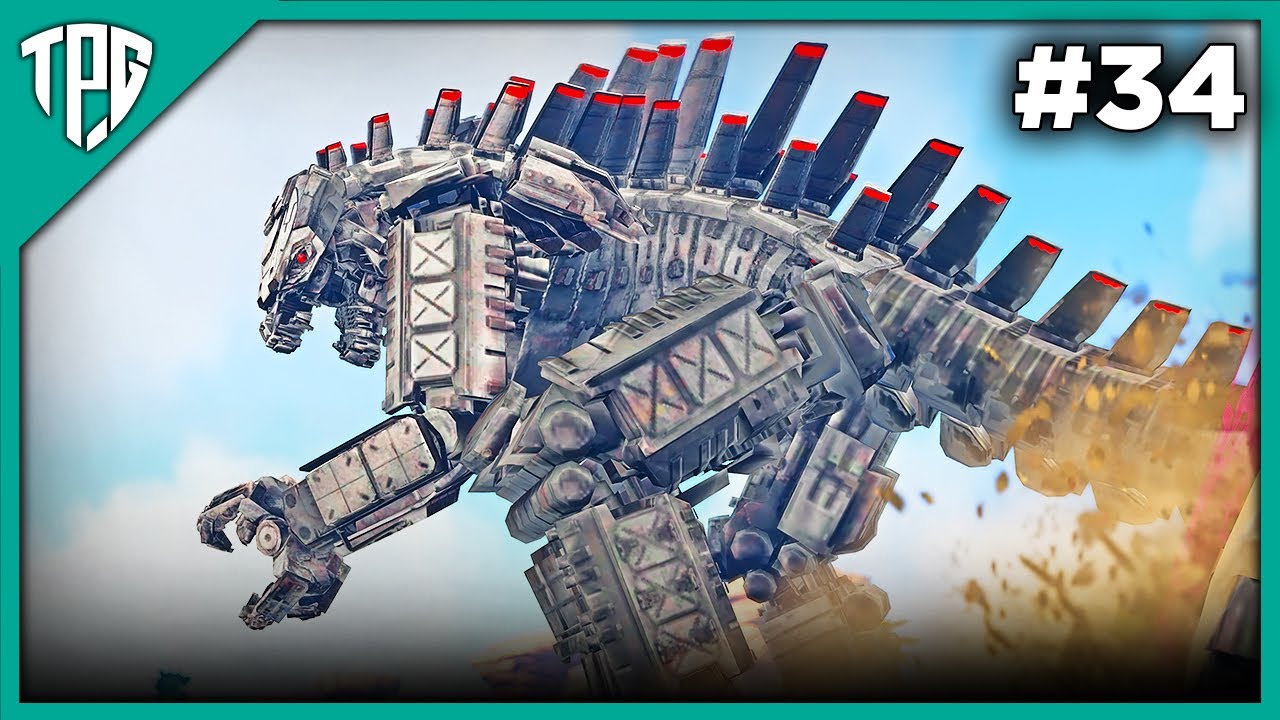 Taming Mecha Godzilla 😱🔥 ARK Crystal isles (Episode 34) - YouTube