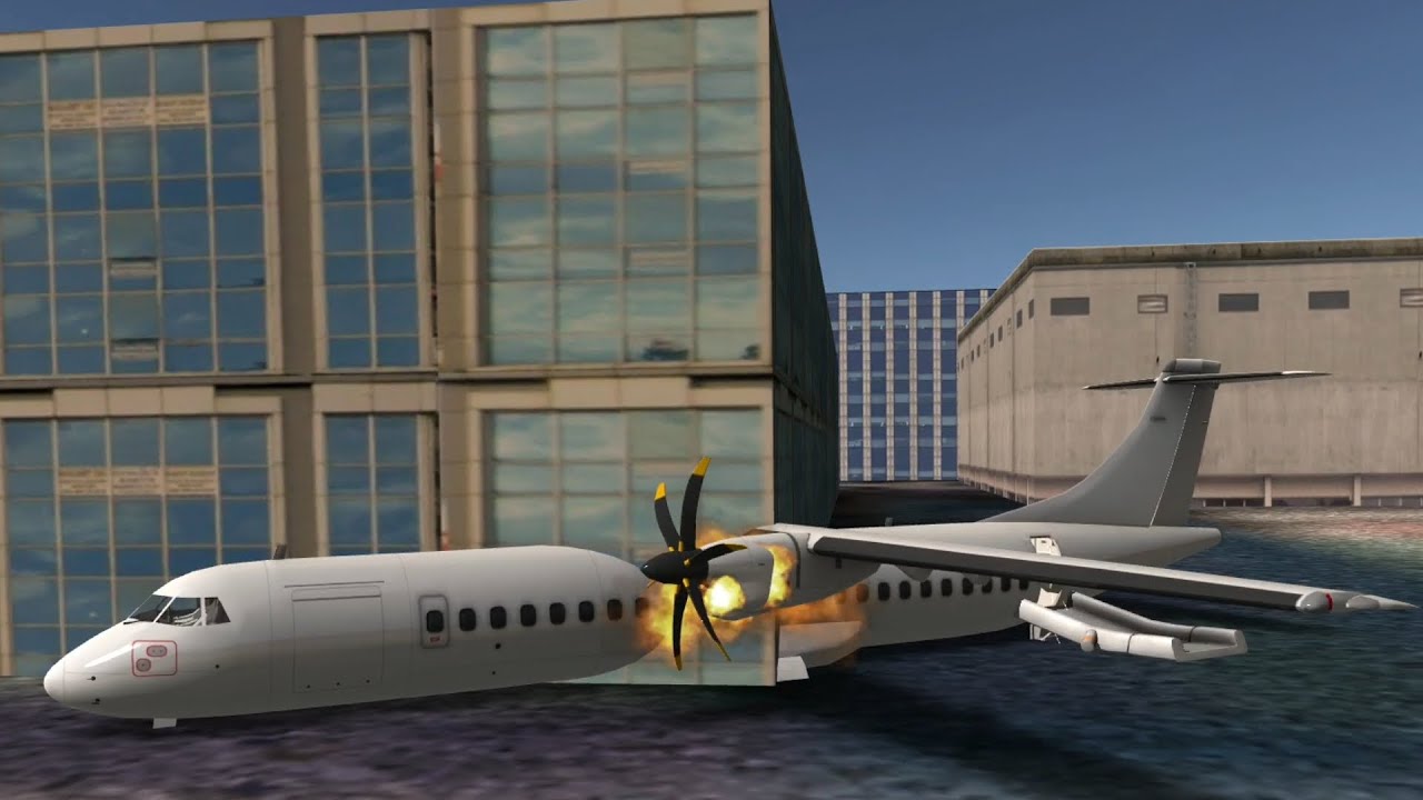 ATR72 Takeoff with One Engine - YouTube
