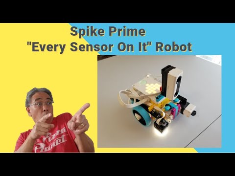 Spike Prime All Sensors On Robot - YouTube