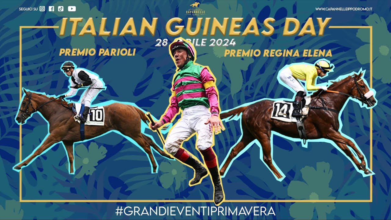 CAPANNELLE CORSE AL GALOPPO ITALIAN GUINEAS DAY 28 APRILE 2024 - YouTube