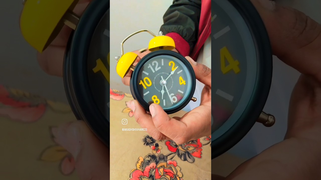 Alarm clock ⏰ Aakash Smart gadget viral video - YouTube