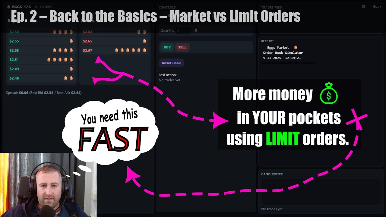 Market vs Limit Orders – The Difference That Costs You Money - YouTube