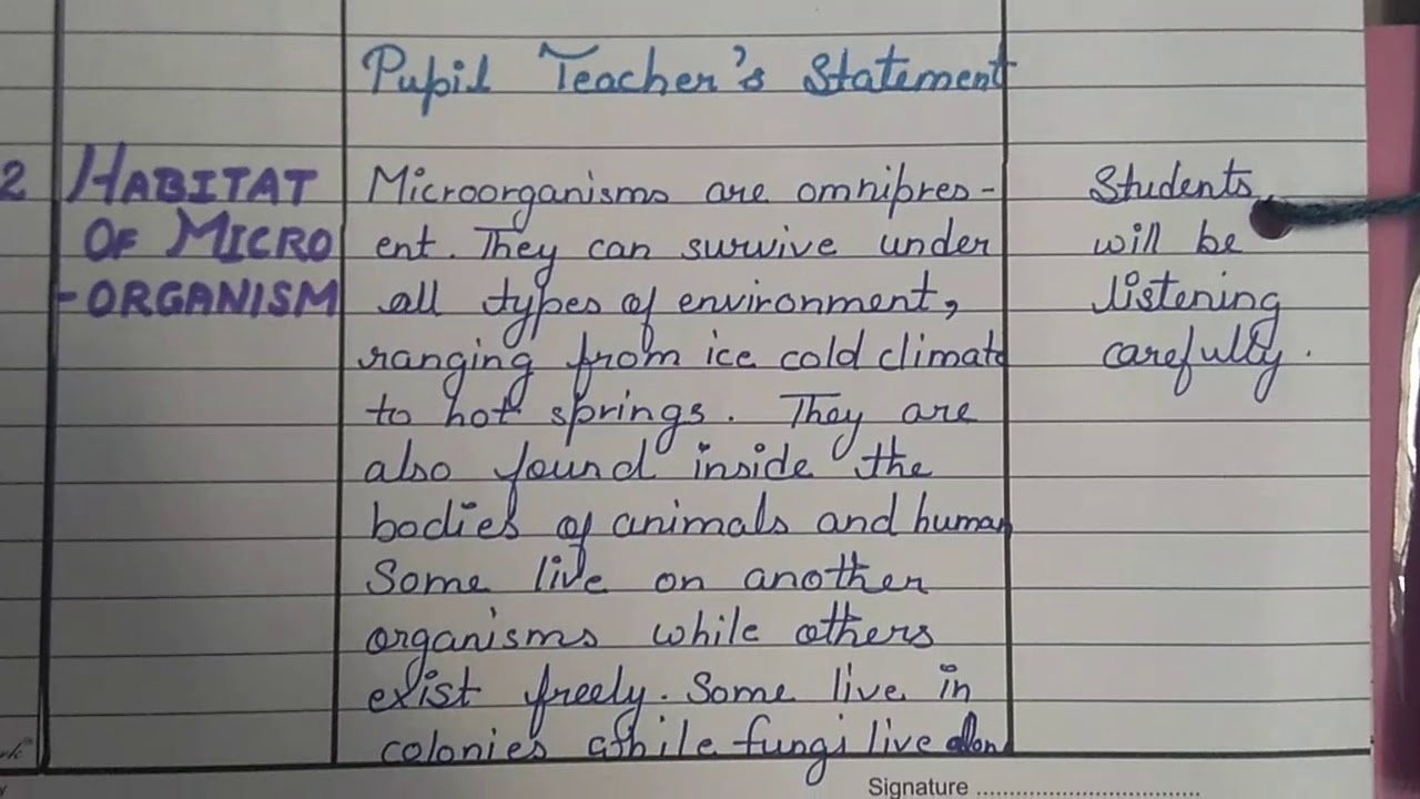Lesson plan- microorganisms for class 8 - YouTube