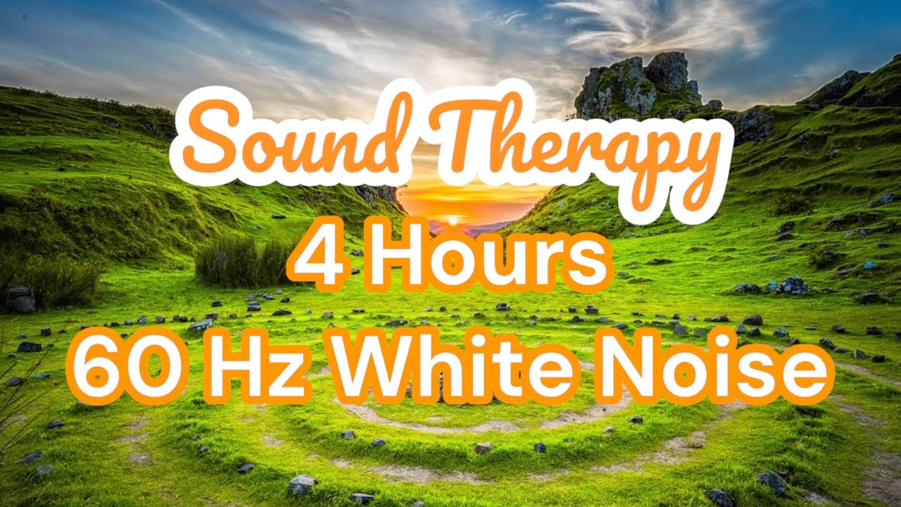 60Hz hum therapy for anxiety and insomnia | binaural beats | white ...