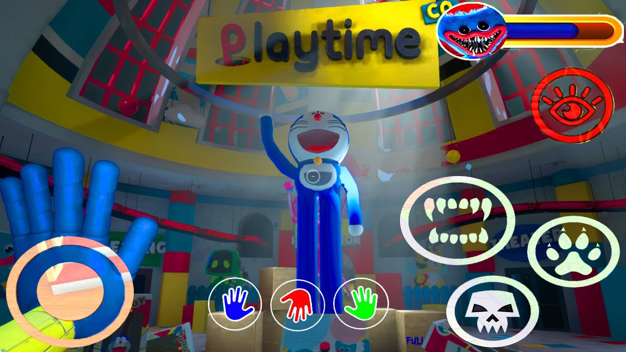 Poppy Playtime Chapter 1 Mobile OUTWITT MOD | Huggy Wuggy Mod Doraemon ...