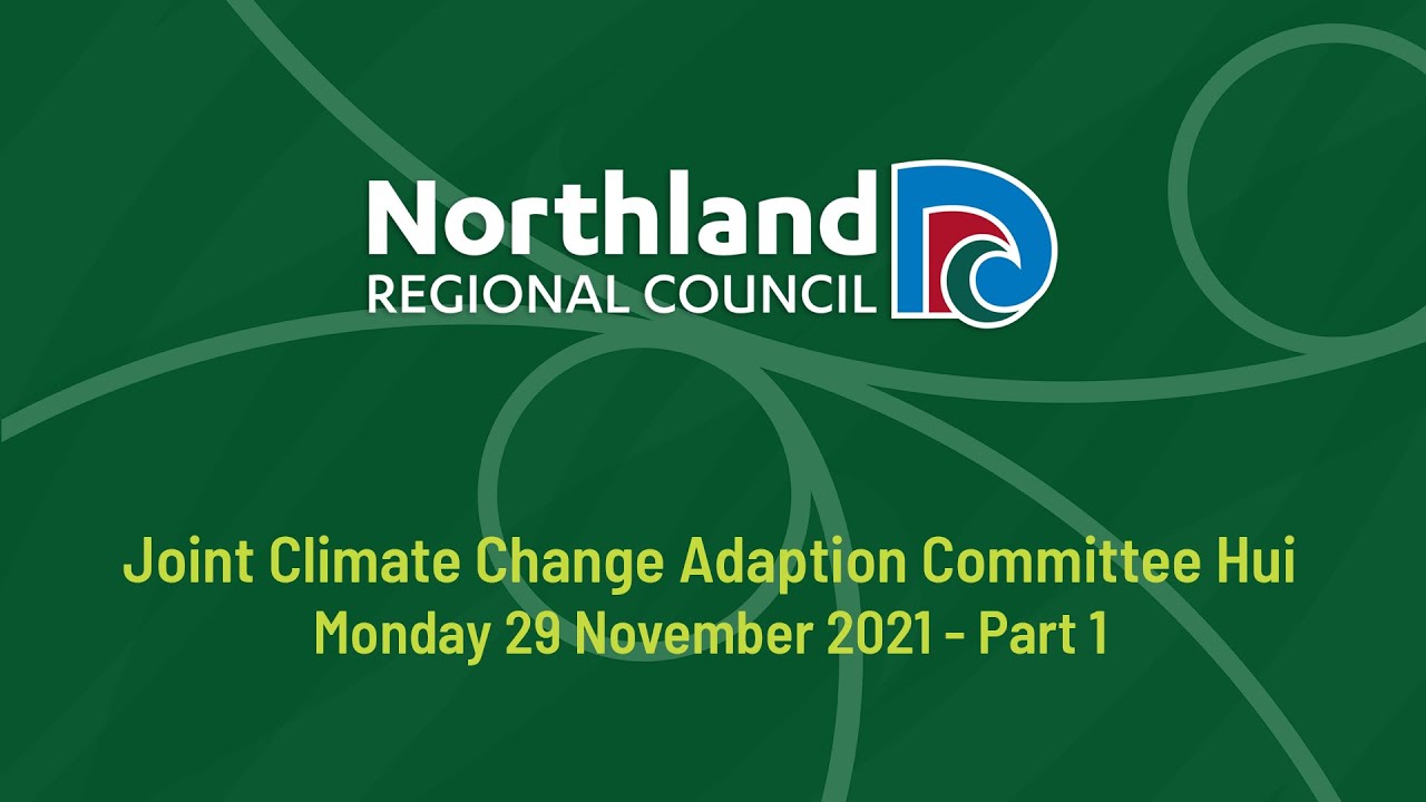 Joint Climate Change Adaptation Committee meeting: 29 November 2021 ...