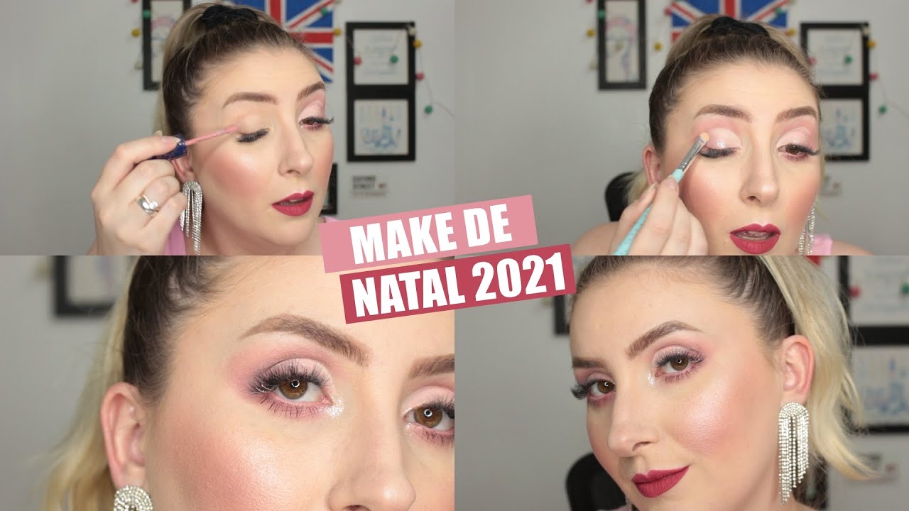 Make de Natal - 2021 | Christmas Makeup - YouTube