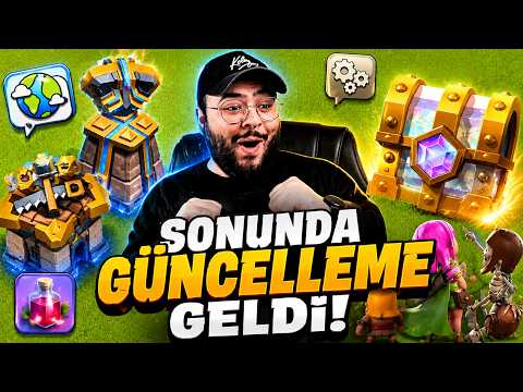 SONUNDA BEKLENEN GÜNCELLEME GELDİ!YAYINDA GEÇİŞ YAPIYORUZ!(CLASH OF CLANS)