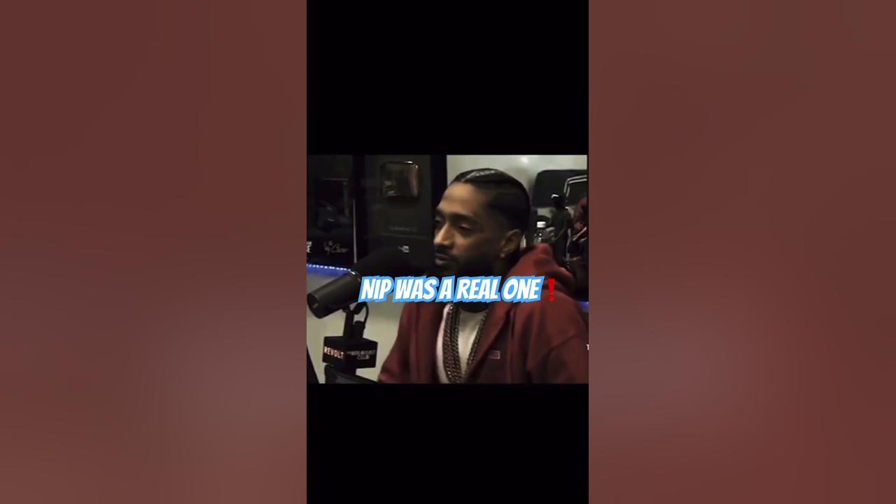 Nipsey Hussle Interview Part 4 “wearing Red While Being Crip” ️ Shorts