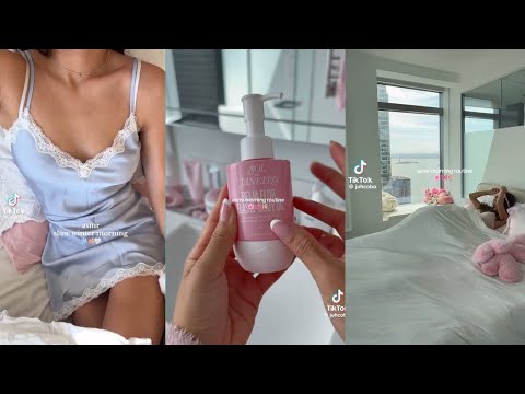 ASMR morning routine 🌸✨ TikTok compilation 