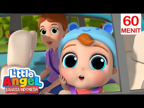 Pakai Sabuk Pengaman Biar Aman | Little Angel | Kartun Anak Anak | Moonbug Kids Indonesia