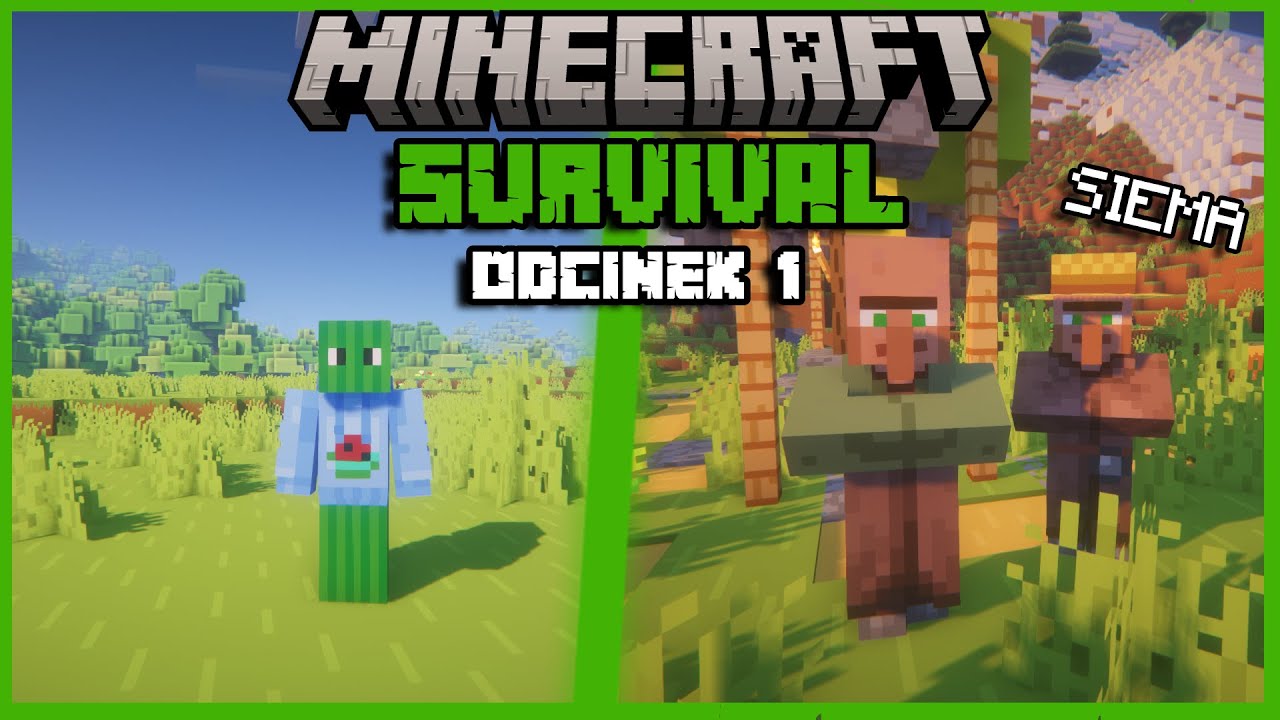 Minecraft SURVIVAL, ALE wygląda JAK TRAILER #1 - YouTube